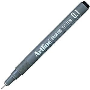 Drawing pen Black EK-231 0.1 (Art line)
